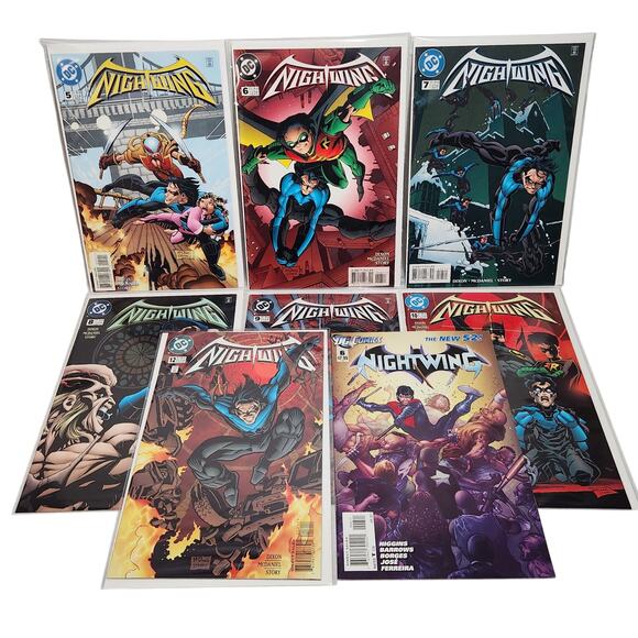 DC Comics | Other | Dc Comics Nightwing 5 12 New 52 6 Lot Of 8 Vgnm 90s ...